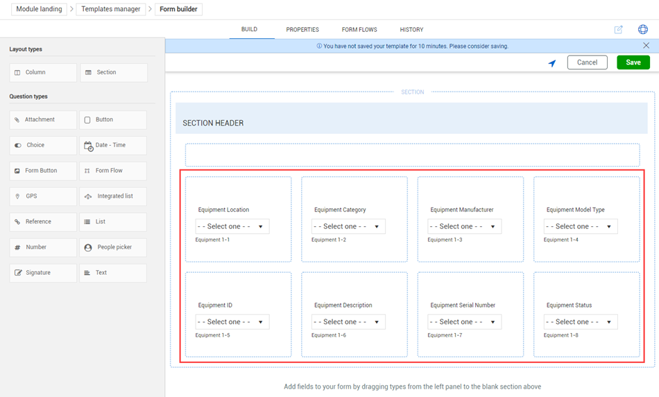 Ineight Completions Integrated List